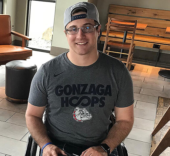 Zag MacDaniel Graff Keeps on Sunny Side | Gonzaga University